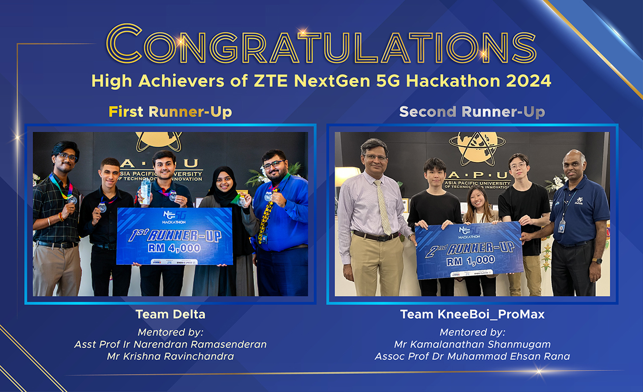 APU Teams Shine at ZTE NextGen 5G Hackathon 2024 by Securing Top Honours for Innovation in IoT ...